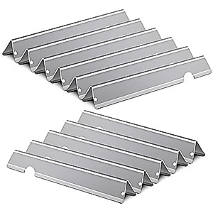 Replacement Flavorizer Bars for Weber 66796, 91611, Weber Genesis II 610, Genesis II LX 640,Genesis II 600 Series, Heat Deflectors Stainless Steel Kits Flavor Bar