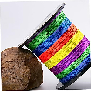 INOOMP Multicolour Fishing Line 3pcs Nylon line Clear Fishing Spool Nylon Thread Braided Wire Big Horse Anti bite line Fishing Wire