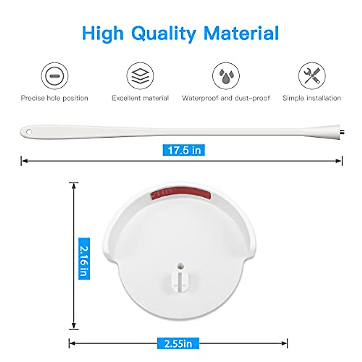 UIQELYS Baby Monitor Mount Baby Camera Holder Compatible with Eufy Spaceview Baby Monitor, S Baby Monitor, Pro Baby Monitor Easy Insatll Holder No Tools Needed No Wall Damage