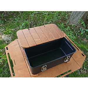 COFFNIC Stanley Lunch Box Handmade Wood Table Top(9.4L)