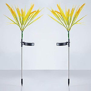 N-brand Solar Lawn Lights, 2 Garden Lights, Solar Outdoor Decorative Solar Path Lights, led Solar Powered Artificial Lanterns.