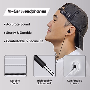 Hosanwell 9-in-1 Accessories Set Compatible with Playstation Portal, EVA Carrying Case for PS Portal*1, Soft Silicone Grip Cover*2, Screen Protector*2, Joystick Caps*2, Ear Wired Headphone*1,Stand*1