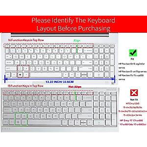 Keyboard Cover for HP Pavilion & HP Laptop 17 17z 17-cn 17-cp 17z-cp000 17-cp0010nr 17-cp0013dx 17-cp0025nr 17-cp0035cl 17-cp0076nr 17-cn1053cl cn0053 cn0273st cn0065cl cn0025nr Keyboard Skin, Pink