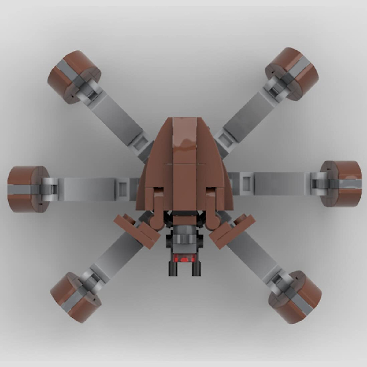 AnDesign Crab Droid Robot Military Building Kit 142 Pcs ww2 Building Blocks Toys Set Compatible with Lego Space War for Kids Adults MOC-87372