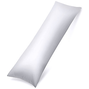 Utopia Bedding Full Body Pillow for Adults (Pack of 6, White), 20 x 54 Inch Long Pillow for Sleeping, Large Pillow Insert for Side Sleepers