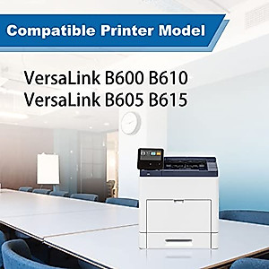 WEDCHUN B600 Black Compatible B600 /B605 /B610 /B615 Black Extra High Capacity Toner-Cartridge (47,000 Pages) - 106R03944 Replacement for Xerox B600 B610 B605 B615 Printers ( 2 Pack )
