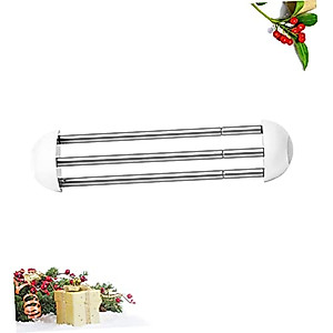 Cabilock 2pcs Holder Creative Mount White Retractable Mounted Wall Shoes Home Bathroom Free Rack for The Punch Off Steel Shelf Stainless Any Floor Organizer Shoe Keeps Slippers Storage