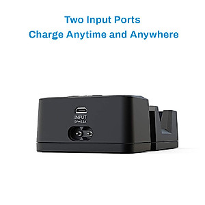 18650 Battery Charger 2 Slot, XTAR X2 Smart Charger 2A Fast Charger LCD Display for Rechargeable Batteries Ni-MH Ni-Cd 1.2V AA AAA10440 14500 1634020700 26650 AC Mirco USB Ports