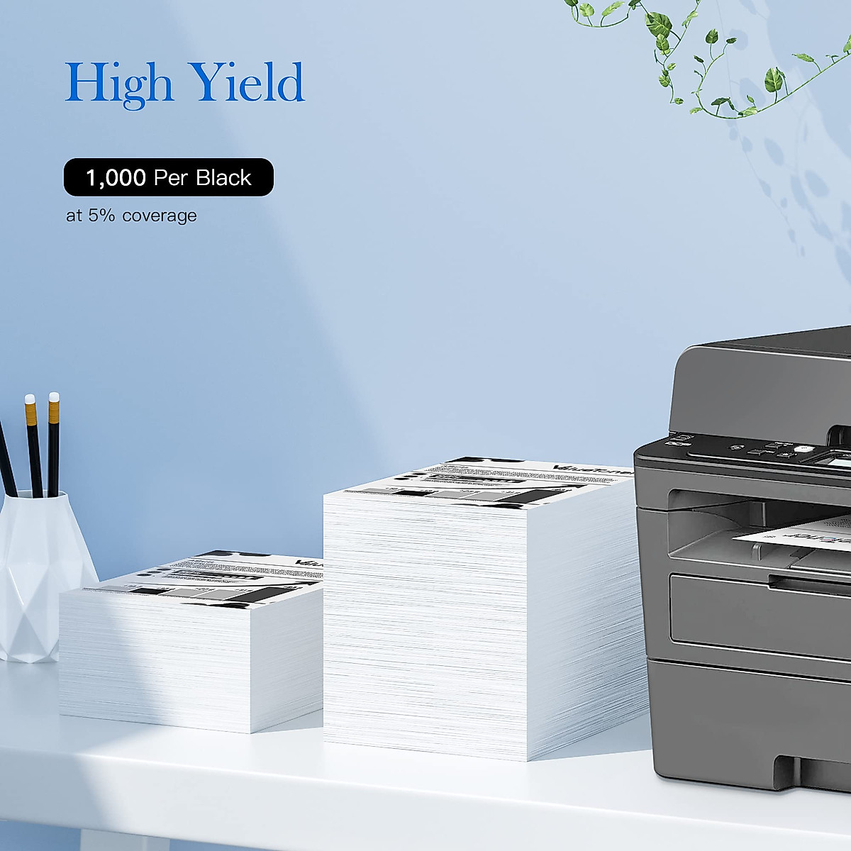 Valuetoner Compatible Toner Cartridge Replacement for HP Laserjet 48A Black Toner Cartridge 48A CF248A Used for Laserjet Pro M15w M16a M15a M16w MFP M31w M30w M29w Laser Printer (Black, 4 Pack)