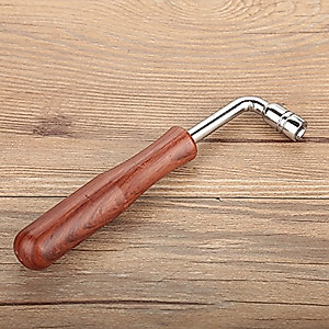 Tuner Professional Piano Tuning Tools,Professional Piano Tuner Spanner L shape Piano Tuning Hammer Lever Wrench Hardwood Handle Guzheng Repair Tool Llave Afinar Piano tuner wrench tuning wrench piano