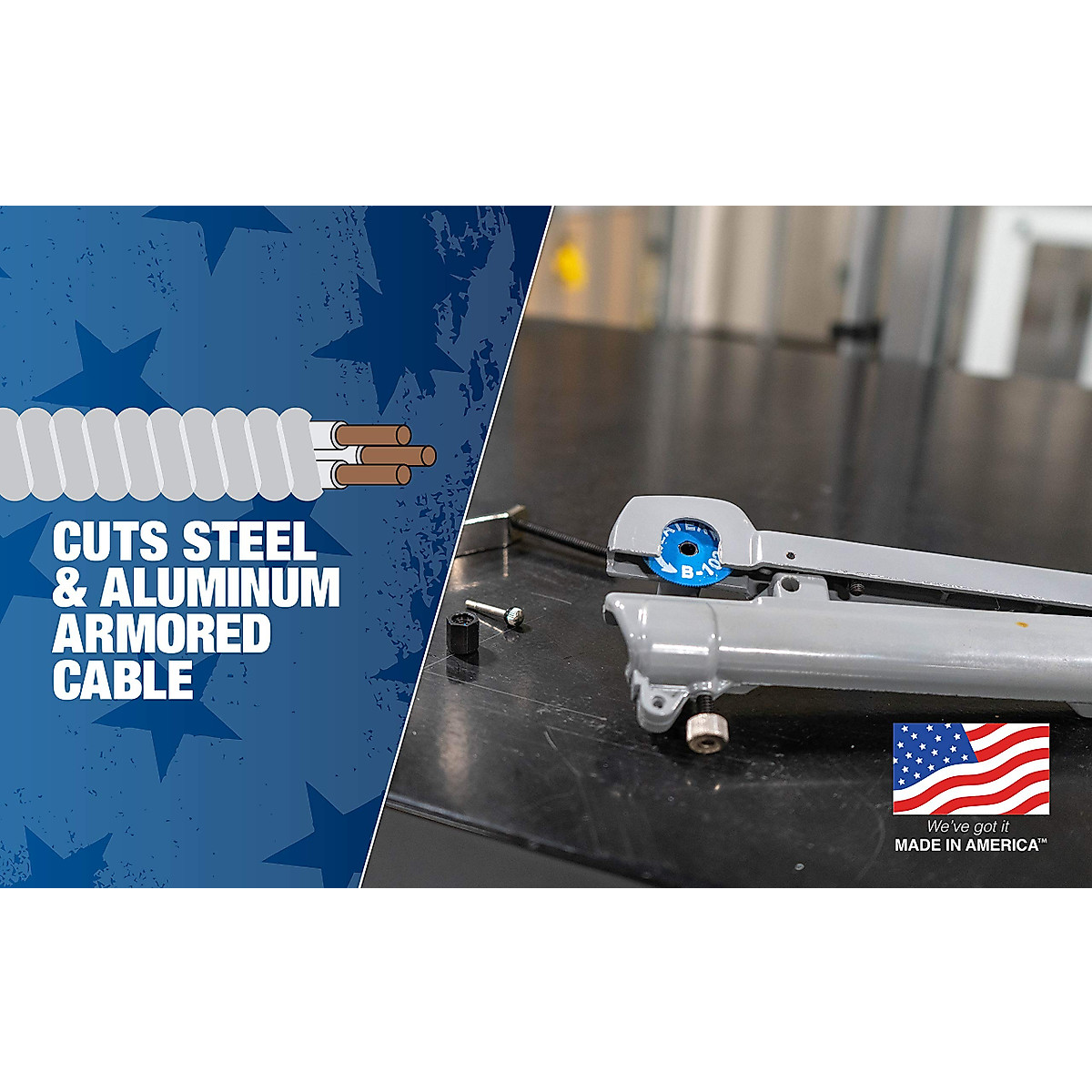 Southwire Tools B-102 Seatek RS/RF Standard Blade; Replacement Blade for All Roto-Split and Roto-Flex Models; for Use On Steel Casing and #10; Two Pack; Blue; Proudly Made in America