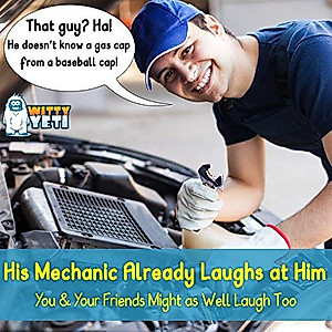Headlight Fluid Car Gag Gift Makes Hilarious Fun of Automobile Inept Pals. A Hysterical Hit for Secret Santa and White Elephant Parties! Give Your Friend or Frenemy a Funny Prank Product for Cars!