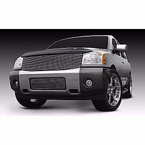 2004-2007 Armada, 04-14 Titan Billet Grille, Polished, 1 Pc, Replacement - PN #20780