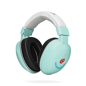 Lucid Audio HearMuffs Baby Hearing Protection (Over-The-Ear Sound Protection Ear Muffs Infant/Toddler/Child) (Spa Green), One Size