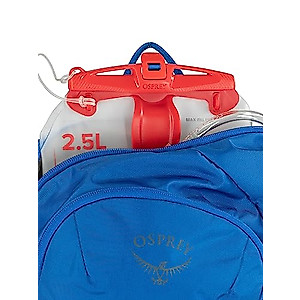 Osprey Siskin 8L Men's Biking Backpack with Hydraulics Reservoir, Obsidian Black