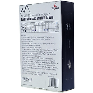 May Flash NES/SNES Controller Adapter for NES Classic and Wii U/Wii