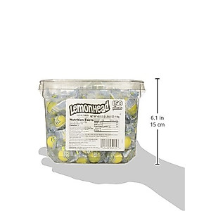 Lemonhead Hard Lemon Candy, Individually Wrapped Candy (150 Count)