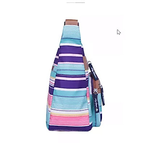 Lily Bloom Kara Coho Crossbody Hobo Bag (Spritz Stripe)