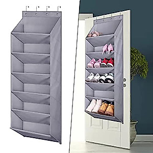 Yajuyi Hanging Storage Bag Large Deep Pockets Door Shoe Rack Foldable Hanging Shoe Organizer over The Door Shoe Organizer for Crafts Baby Items