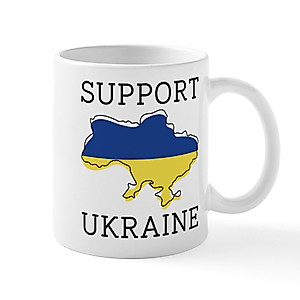 CafePress Support Ukraine Ceramic Coffee Mug, Tea Cup 11 oz