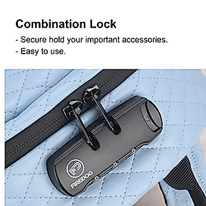 FIREDOG Travel Backpack Purse, Blue Mini Backpack Fashion Casual Small Backpack for Women with Lock