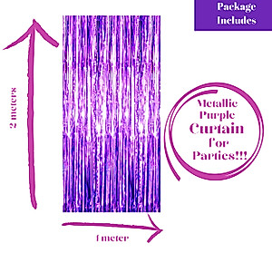 Sofia The First Theme Party Supplies Set Balloons | Includes Purple Party Curtain, Birthday Banner and Lovable Balloons| Princess Complete Birthday Party Decorations Supply Pack for Sofia the First