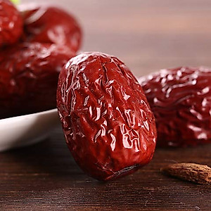 NESTLADY Natural grown dry JUJUBE date, DATES, Hong Zao Herbal Healthy Foods, 紅棗 200g / 7.05oz…