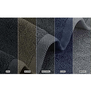 Utopia Towels 4 Pack Premium Bath Towels Set, (27 x 54 Inches) 100% Ring Spun Cotton 600GSM, Lightweight and Highly Absorbent Quick Drying Towels, Perfect for Daily Use (Grey)