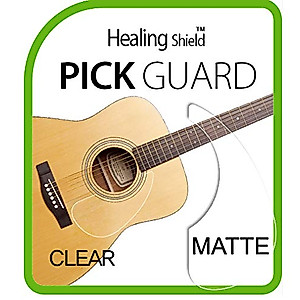 [Healingshield] Premium Acoustic Guitar Pickguard Basic Type Clear matt