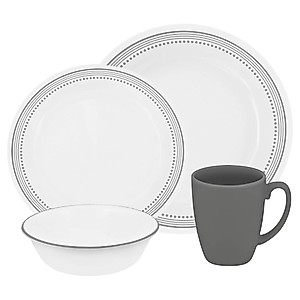 Dinnerware 16pc Mystic Gray