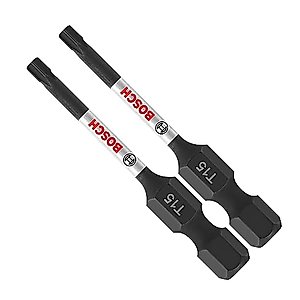 BOSCH ITT152B 10-Pack 2 In. Torx #15 Impact Tough Screwdriving Power Bits