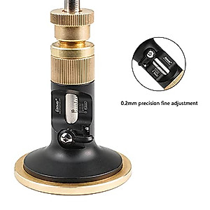 Wheel Marking Gauge, 0.2mm Micro Adjust Woodworking Wheel Marking Gauge Kit, Hardened High Speed Steel Cutting Wheels, Lightweight Wood Scribe Tool, Marking Gauges for Woodworking