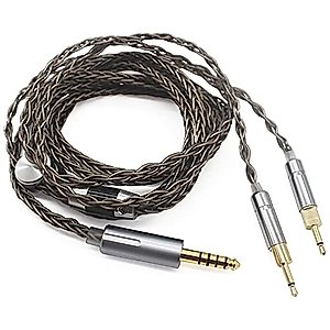 Youkamoo 4.4mm Balanced Headphone Cable Compatible for Sennheiser HD700 HD 700 Headphones 8 Core Silver Plated Replacement Audio Upgrade Cable