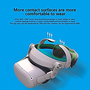 VIBY VR T2 Adjustable Improve Comfort Headset Accessories