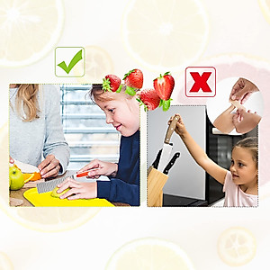 ADIMA 9 Pieces Kids Kitchen Knife Set Cooking Toddler Knife Set Include 3 Toddler Knives with Serrated Edges, Cutting Boards, Crinkle Cutter, wooden crocodile slicer for Kids Safe Knife Set