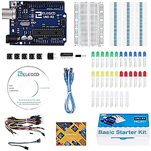 ELEGOO UNO Project Basic Starter Kit with Tutorial and UNO R3 Compatible with Arduino IDE