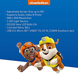Paw Patrol Mini Portable Media Projector (EPAW495J)