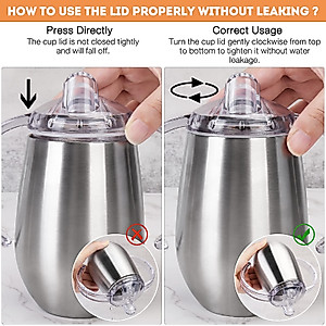 Stainless Steel Sippy Cup with Handle,8oz Spill Proof Insulate Kid Straw Tumbler with Lid,Vacuum Double Handle Sippy Cup with Lid,Double Wall Toddler Travel Mug Tumbler with Handle for School,Outdoor