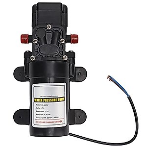 Water Pump, Diaphragm Water Pump Self Priming Lightweight Stable Performance Large Flow for Agriculture(RL 2202)