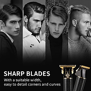 YOUNMI Hair Clippers for Man, Cordless Hair Clippers, Body Hair Trimmer, Professional Hair Clippers, Electric Trimmer for Men IPX4 Waterproof with Comb Guides, USB Rechargeable, Haircut Machine