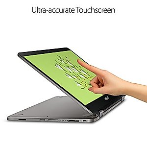 ASUS VivoBook Flip 14 TP401NA-WH21T 14" 2-in-1 HD Touchscreen Laptop, Intel Quad-Core Pentium N4200 Processor (up to 2.5 GHz), 4GB DDR4 RAM, 64GB EMMC Storage, W10 Home (Renewed)