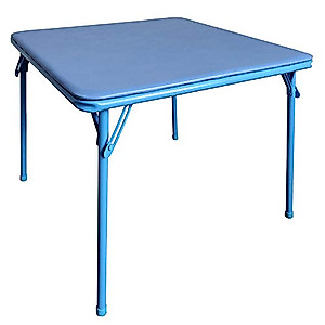 Plastic Development Group CH0020 Easy Cleanup 5 Piece Colorful Portable Kids Foldable Activity Table and Chair Set, Multicolor