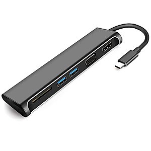 SHYPT Docking Station Expansion Notebook Type-C Docking Station Expands USB Adapter Mobile Phone Converter