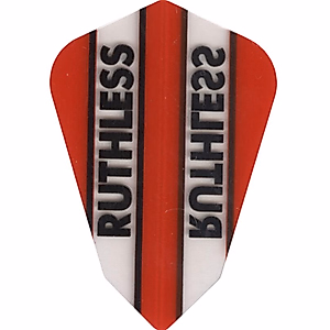 US Darts 3 Sets (9 Flights) Ruthless Fantail RED Flights - 100 Micron