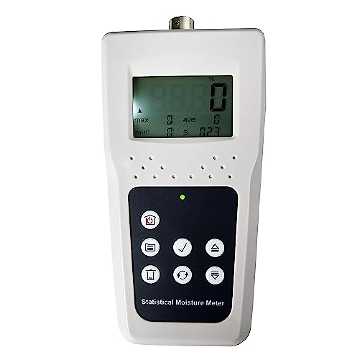 HFBTE Storage Hay Moisture Meter Tester Detector Statistical Hay Bale Moisture Meter Tester Range 5-82% for Alfalfa Pasture Knot Straw Leymus Chinensis Orchard Grass Pennisetum Hydridum And Other Hays