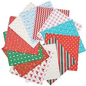 Christmas Tissue Paper for Gift Wrapping Bags, Colored Tissue Paper Christmas, 60 Sheets 20 x 20 Inches Per Sheet 12 Designs 5 Sheets Each Design for Gift Wrapping, Xmas Wrapping Bags and Wine Bottles