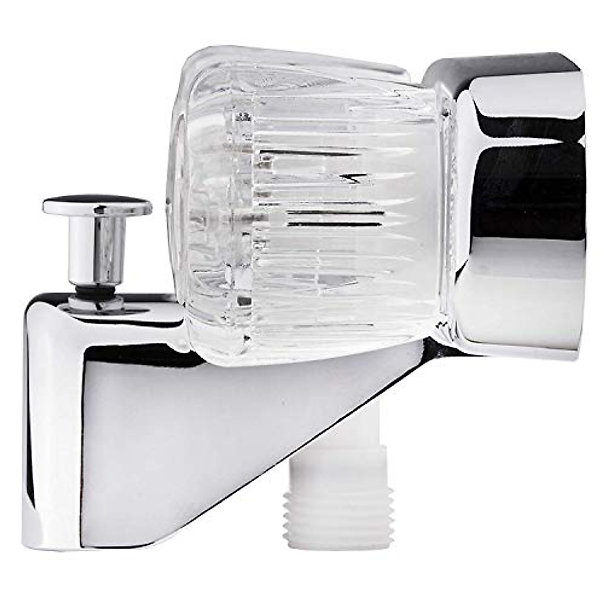 Laguna Brass 3210ACP/4120CP RV Replacement Non-Metallic Two Handle 4" Tub Diverter with Matching Hand-Held Shower Set, Chrome Finish