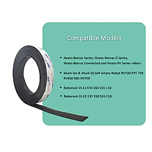 LeadCon 13 Feet Upgrade Vacuum Boundary Marker with Self Adhesive Backing, Magnetic Boundary Markers Strip Works for Neato Shark Roborock Robotic Vacuum Cleaner Boundary Tape