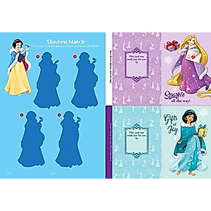 Disney Princess: Tis the Season to Sparkle: Color & Craft with 4 Big Crayons and Stickers