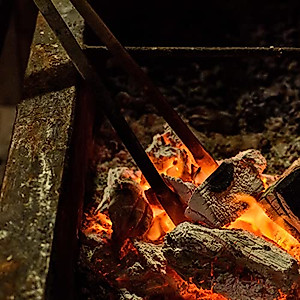 Florian Multi Proposal Tongs High strength Stainless Steel, Bounds Spring, Smooth Edge For food, BBQ Charcoal Fire, Bulgogi, Cooking, Outdoor, Korean Kitchen Tools (Extra Long. 17.7Inch /450 mm)